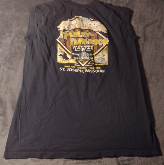Harley-Davidson | Shirts | Vintage 99s Harley Davidson How The Midwest ...